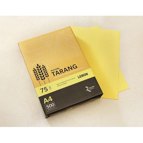 Ruchira Tarang A4 Colored Copier Paper, 75 GSM, 500 Sheets (Lemon) Ruchira Tarang A4 Colored Copier Paper, 75 GSM, 500 Sheets (Lemon)