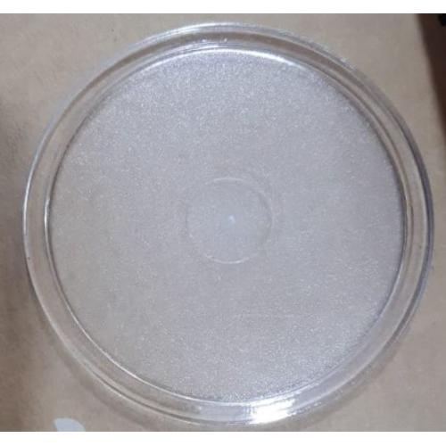 Coaster Plastic Transparent Round Dia 10cm