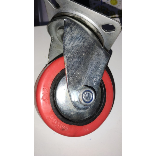 KC Trolley Wheel 4 Inch Red