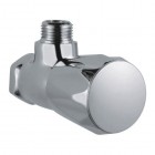 Jaquar Angle Valve with Triangular Handle & Wall Flange, AQT-CHR-3057P